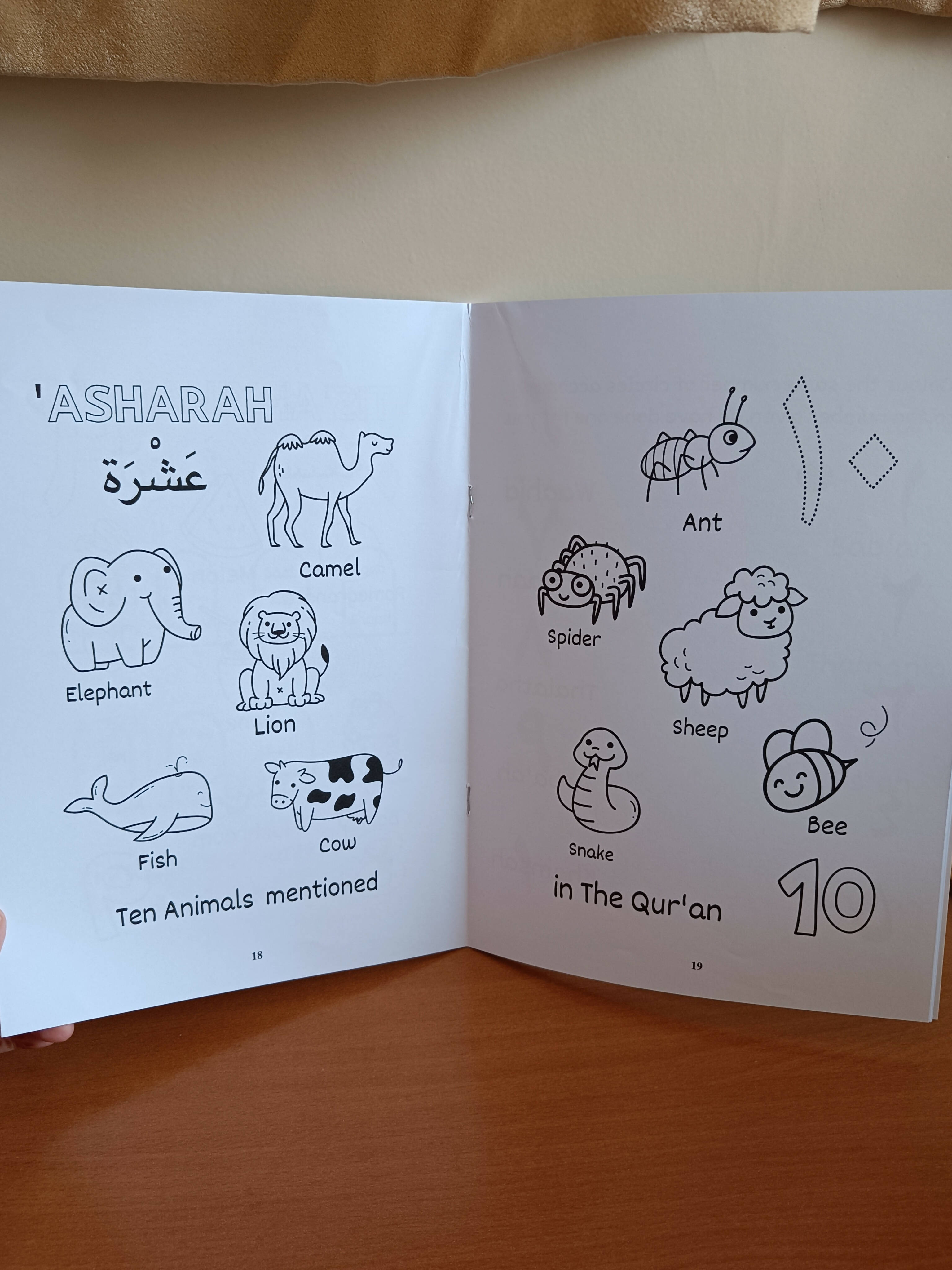 Arabic Numbers Colouring Book – The Islamic Kid Store