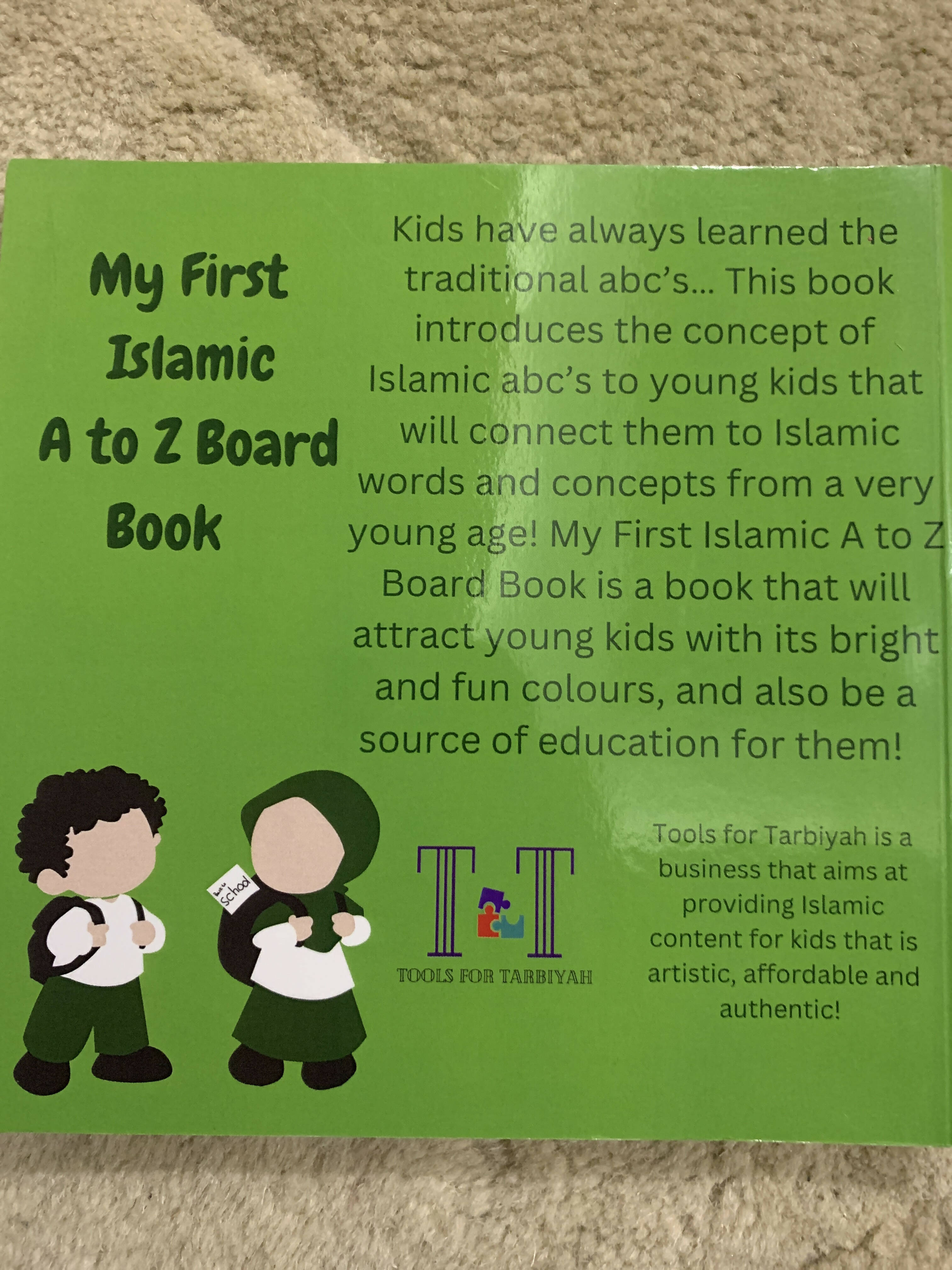 My First Islamic A to Z Board book – The Islamic Kid Store